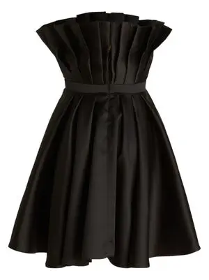 SIMONA CORSELLINI Pleated Mini Dress