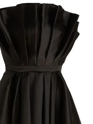 SIMONA CORSELLINI Pleated Mini Dress
