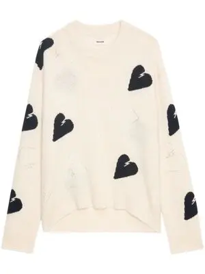 Zadig&Voltaire Markus Diamanté Sweater - White