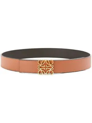 Loewe LOEWE Reversible Anagram Belt Brown