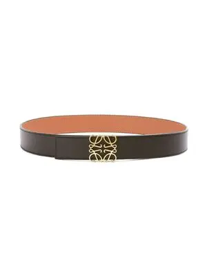 Loewe Reversible Anagram Belt - Brown