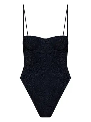 Oseree Lurex Swimsuit - Blue