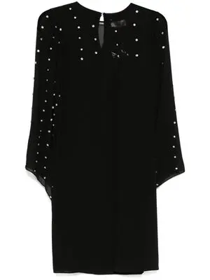 NISSA Crystal-embellished Mini Dress