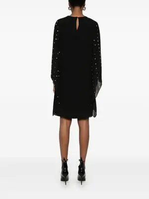 NISSA Crystal-embellished Mini Dress