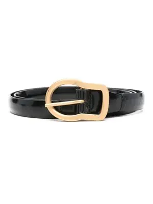 Dorothee Schumacher Patent Leather Belt - Black