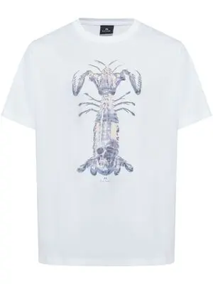 Paul Smith Praying Mantis-print T-shirt - White