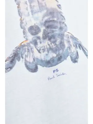 Paul Smith Praying Mantis-print T-shirt - White