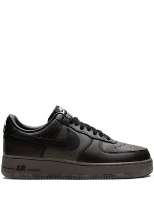 Nike Air Force 1 Leather Sneakers - Black