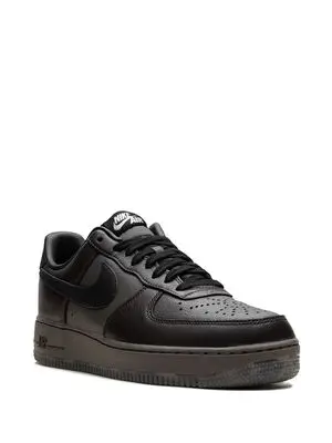 Nike Air Force 1 Leather Sneakers - Black