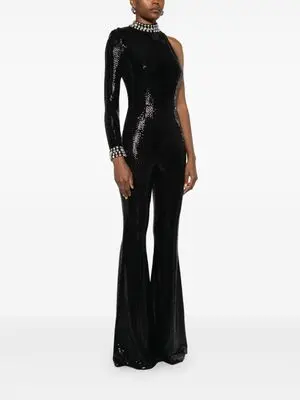 NISSA Sequined Flared Jumpsuit