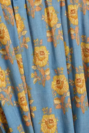 Zimmermann Belted Floral-print Cotton-voile Maxi Dress
