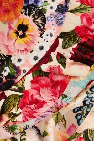 Zimmermann Floral-print Linen And Silk-blend Mini Skirt