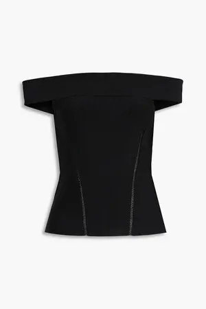 Zimmermann Off-the-shoulder Stretch-knit Top