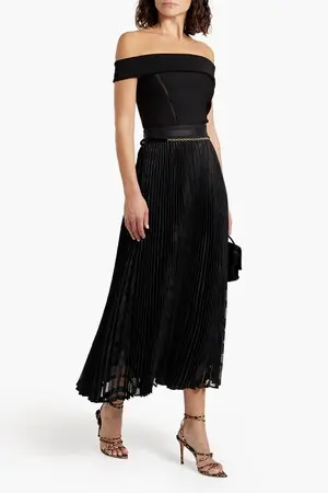 Zimmermann Off-the-shoulder Stretch-knit Top