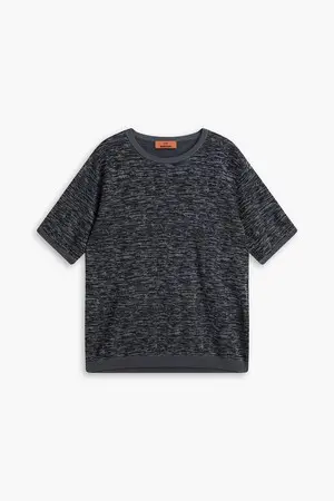Missoni Spacedyed Cottonblend Tshirt Dark Gray
