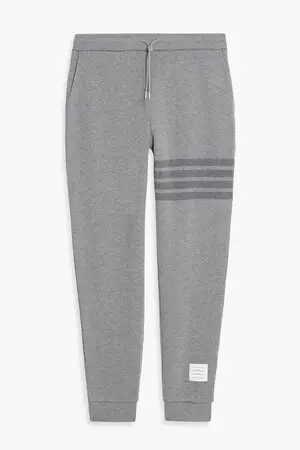 Thom Browne Striped Wool Sweatpants - Gray