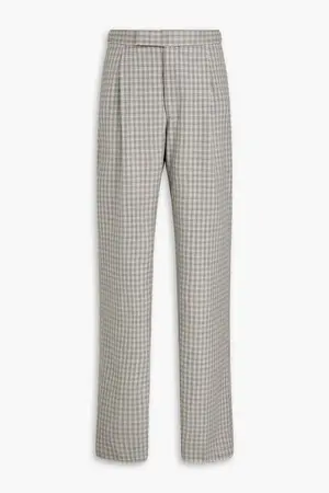 Thom Browne Houndstooth Wool-tweed Trousers
