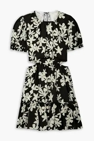 LEMLEM Sea Floral-print Mini Dress