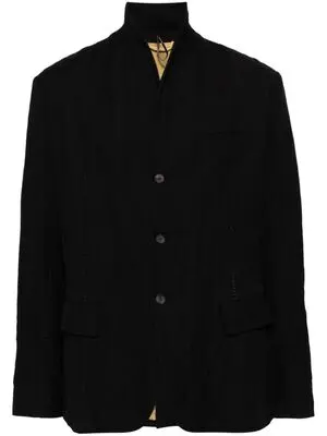 Masnada Stand-up Collar Blazer