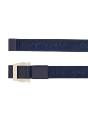 FERRAGAMO Logo Engraved Buckle Belt