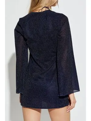 Oseree Lurex Mini Dress