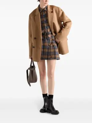 Prada Checked Wool Shirt
