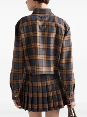 Prada Checked Wool Shirt