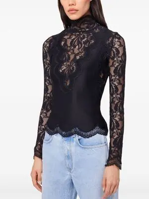 Rabanne Long-sleeve Lace Top