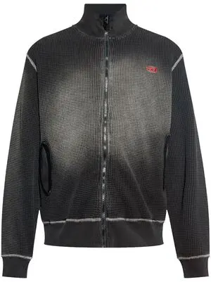 DIESEL® S-wafy-zip Sweatshirt - Black