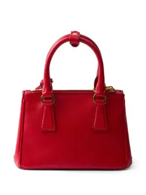 Prada Galleria Leather Mini Bag - Red