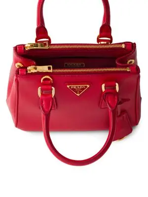 Prada Galleria Leather Mini Bag - Red