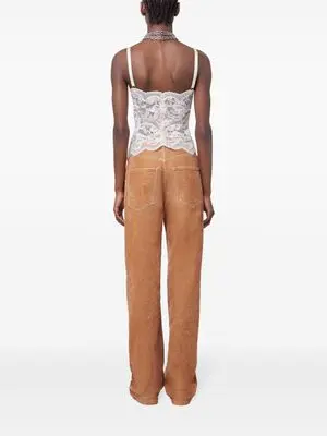 Rabanne Lace Tank Top - White