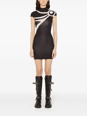 Emilio Pucci Marmo-jacquard Mini Dress