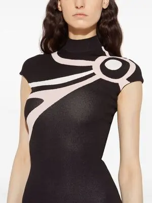 Emilio Pucci Marmo-jacquard Mini Dress