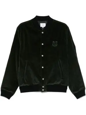 Maison Kitsuné Corduroy Teddy Bomber Jacket