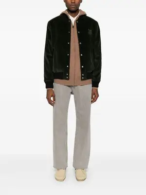 Maison Kitsuné Corduroy Teddy Bomber Jacket