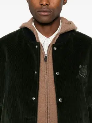 Maison Kitsuné Corduroy Teddy Bomber Jacket