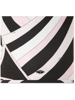 Emilio Pucci Iride-print Silk Scarf - Pink