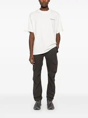 REPRESENT Owners Club Script-print T-shirt - White