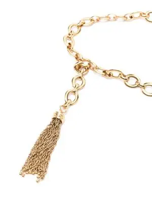 Chloé Pompom Chain Belt - Gold