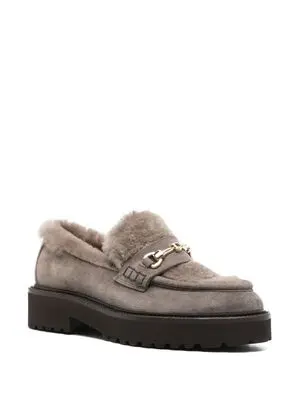 DOUCAL'S Horsebit-detail Loafers - Grey