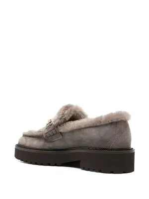 DOUCAL'S Horsebit-detail Loafers - Grey
