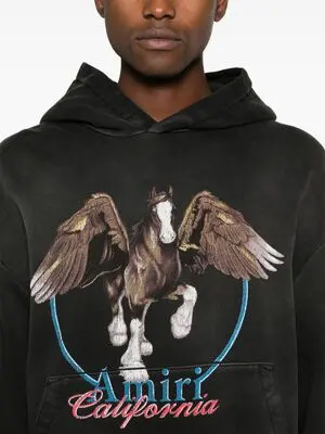 Amiri Pegasus Print Hoodie
