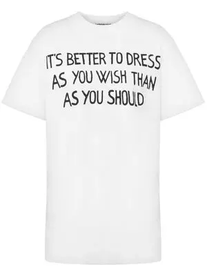 Moschino Slogan-print T-shirt - White