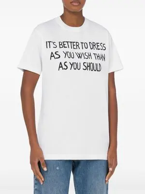 Moschino Slogan-print T-shirt