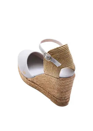 VISCATA Satuna Canvas Espadrille Wedges - Ash