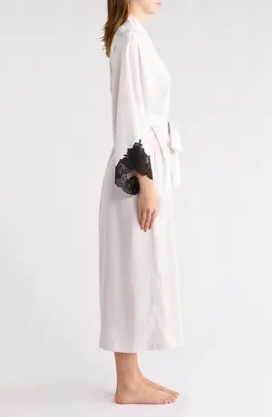Natori Peony Glamour Satin Robe