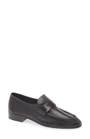 THE ROW Soft Loafer - Dark Brown