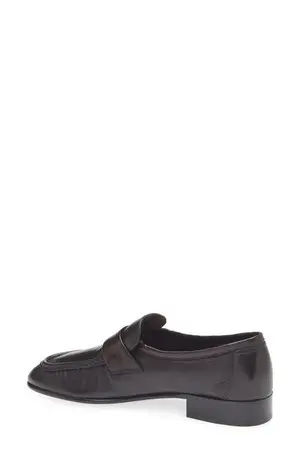 THE ROW Soft Loafer - Dark Brown