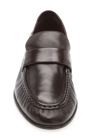 THE ROW Soft Loafer - Dark Brown